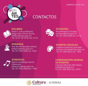250 millones de pesos distribuirá el INBAL a través del EFIARTES 2025 ...